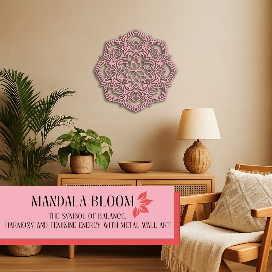 MANDALA BLOOM: THE SYMBOL OF BALANCE, HARMONY AND FEMININE ENERGY WITH ...