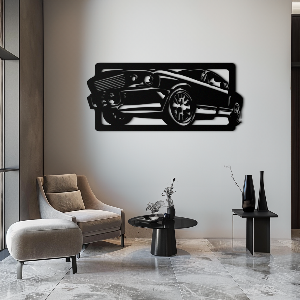 Classic Muscle Car Metal Wall Art - Vintage Automotive Decor - KAF061 ...